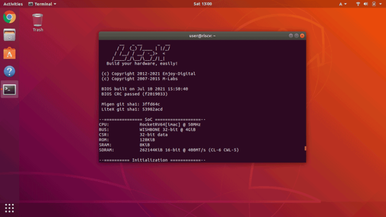 Running 64 Bit Risc V Linux In Litexrocket On Arty A7 35t Luffca